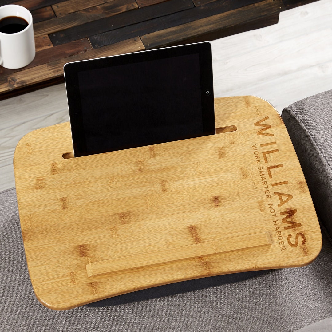 Bold Style Personalized Bamboo Lap Desk - Etsy