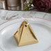 100 Pcs Pyramid Shape Personalized Wedding Favors, Party Favor Boxes ...