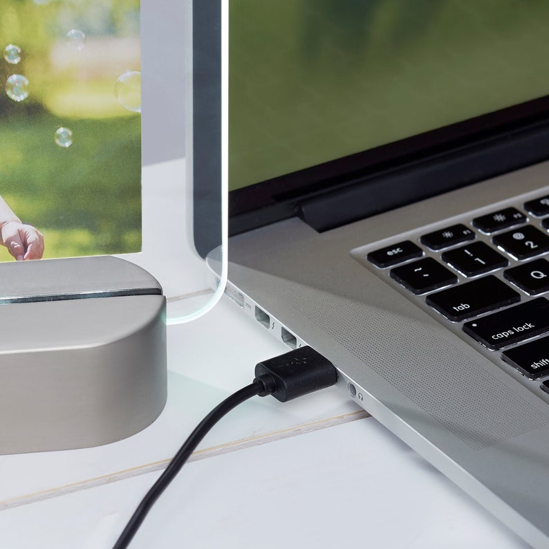 Wedding Memories Personalized Light up Glass LED Picture Frame - Etsy