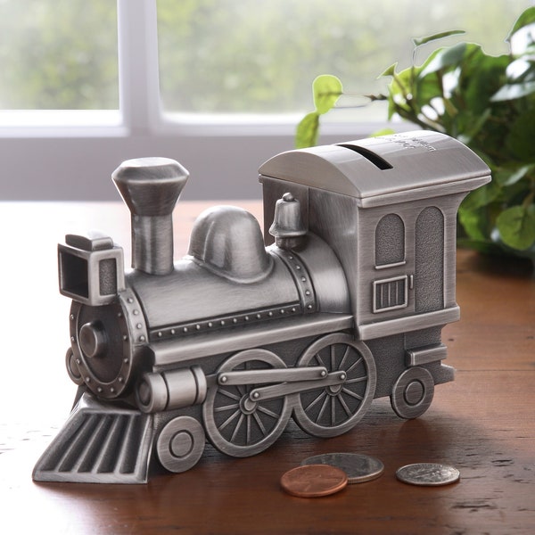Train Piggy Bank - Etsy