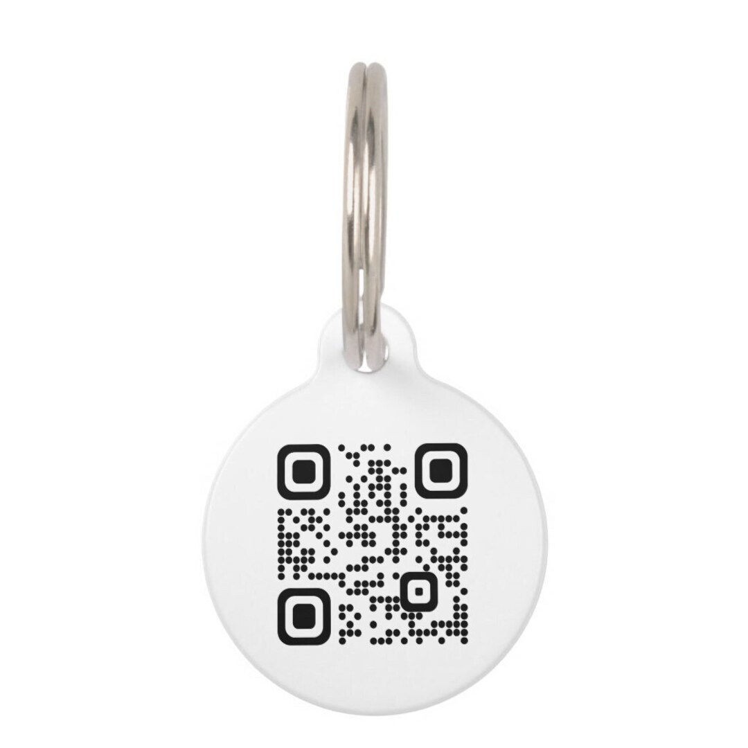 Custom Tag ID for Dog or Pet With QR Code. Free Website to Display Your ...