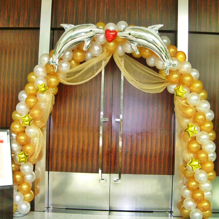 19ft Heavy Duty DIY Balloon Arch Stand Kit, Holds up to 400 Balloons - Etsy