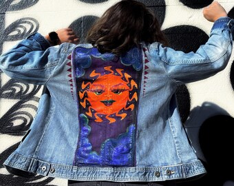 Psychedelic Jacket - Etsy