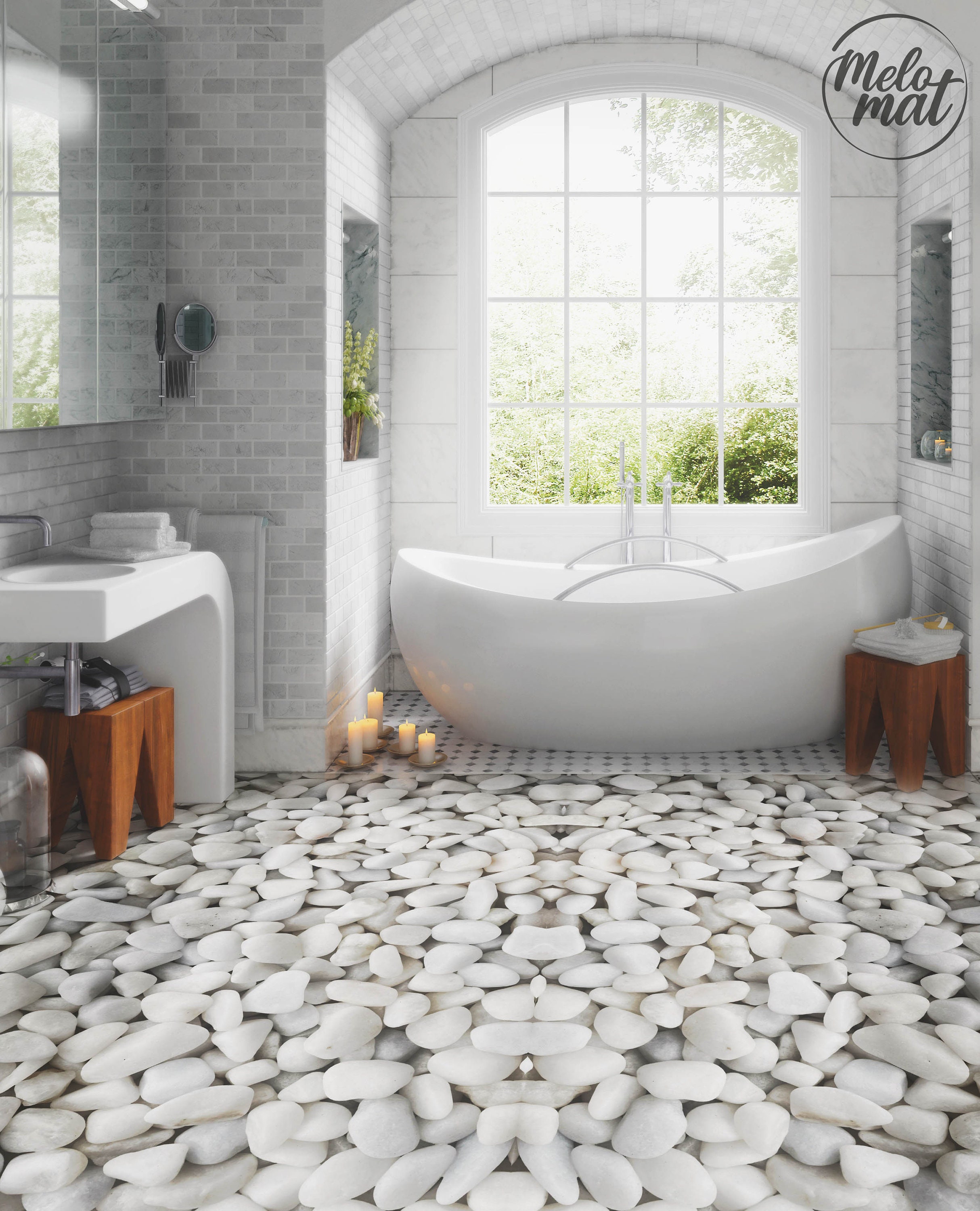 Linoleum Stone Tiles