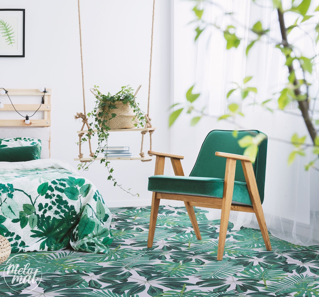 Rio Vinyl Flooring Green Vinyl Sheet Flooring Purple Area - Etsy