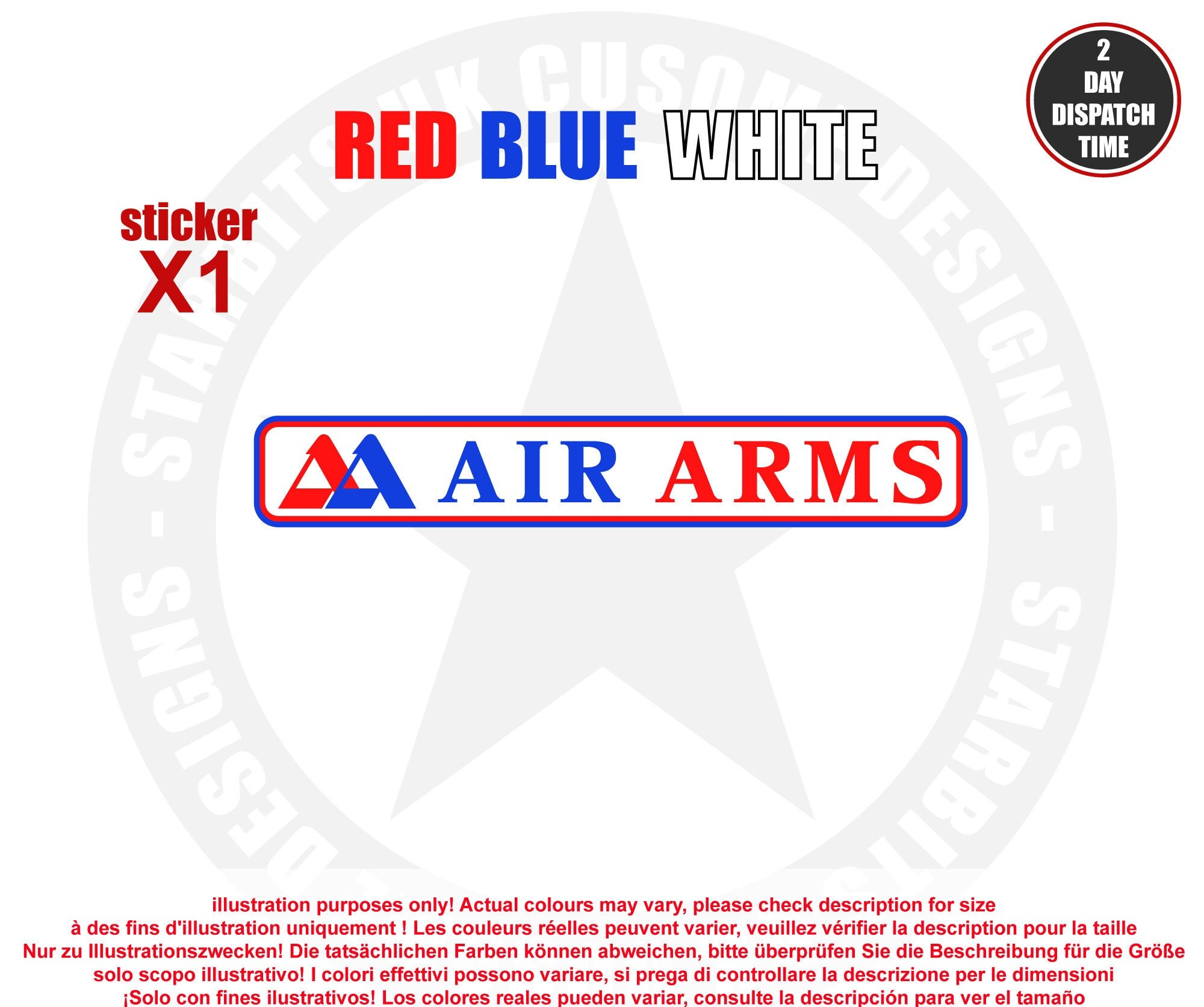 Air Arms Vinyl Decal Sticker Application on Airgun Gun Safe - Etsy UK
