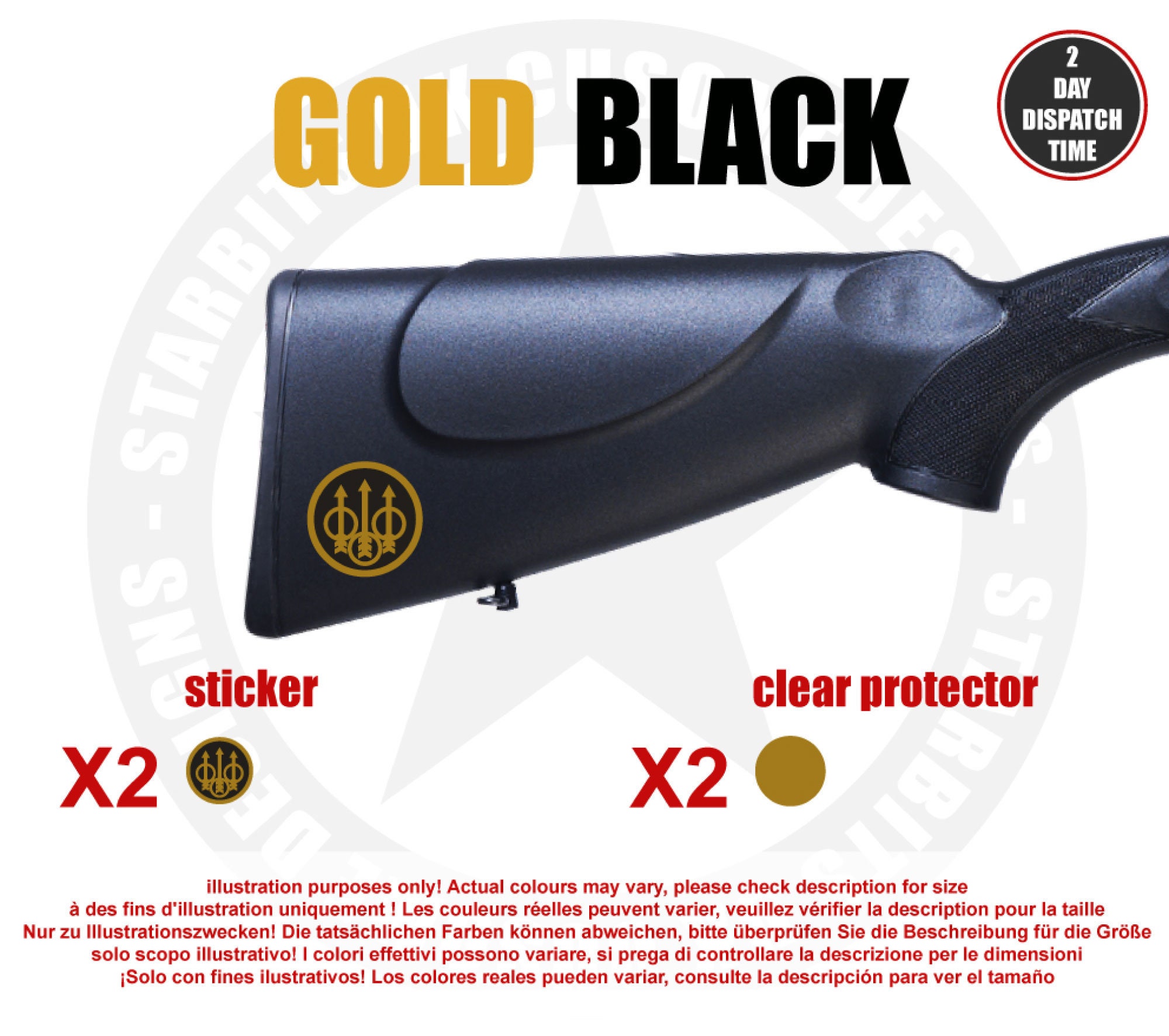 Beretta Vinyl Decal Sticker X2 for Application on Shotgun Gun Safe ...