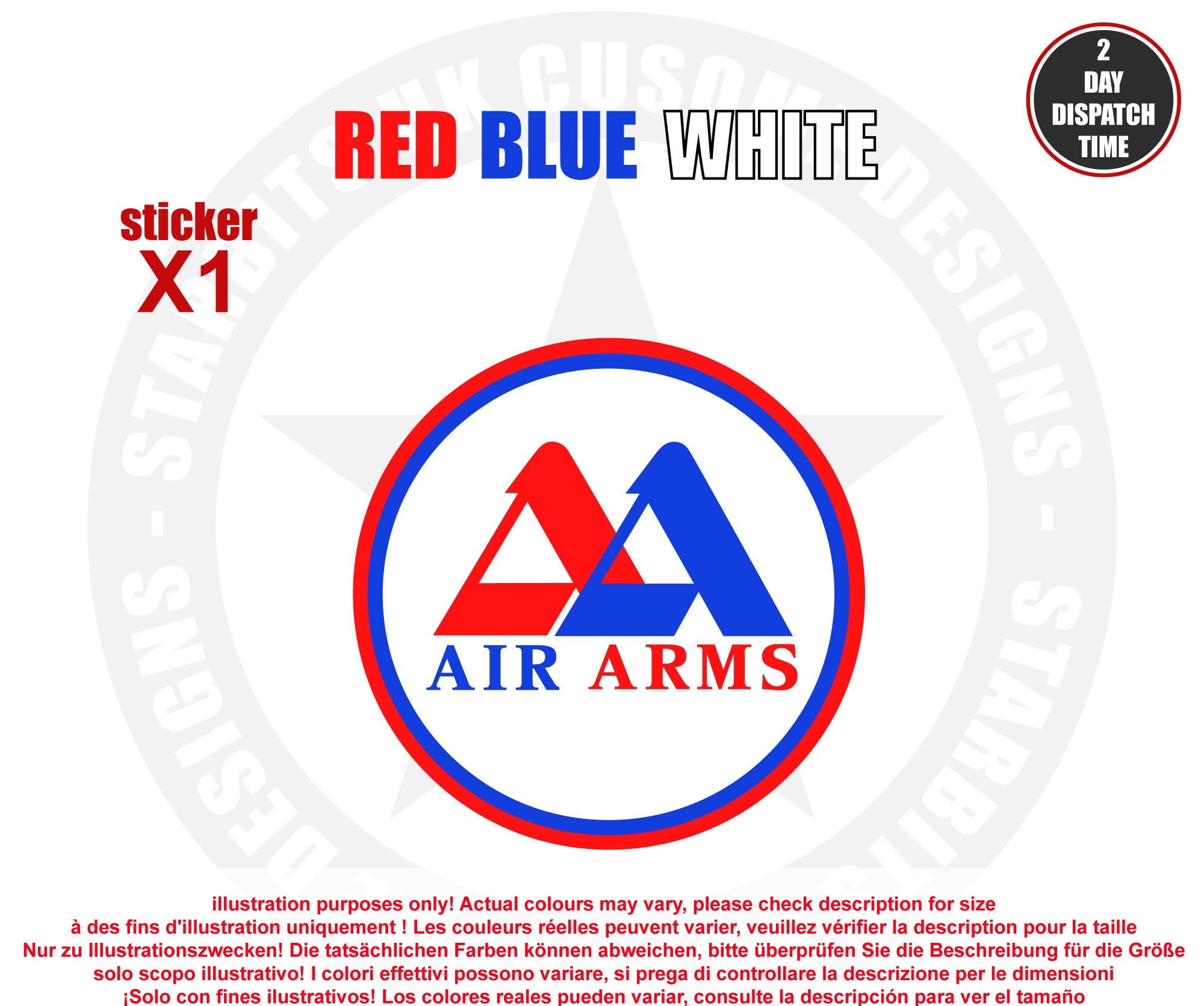 Air Arms Vinyl Decal Sticker Application on Airgun Gun Safe - Etsy UK