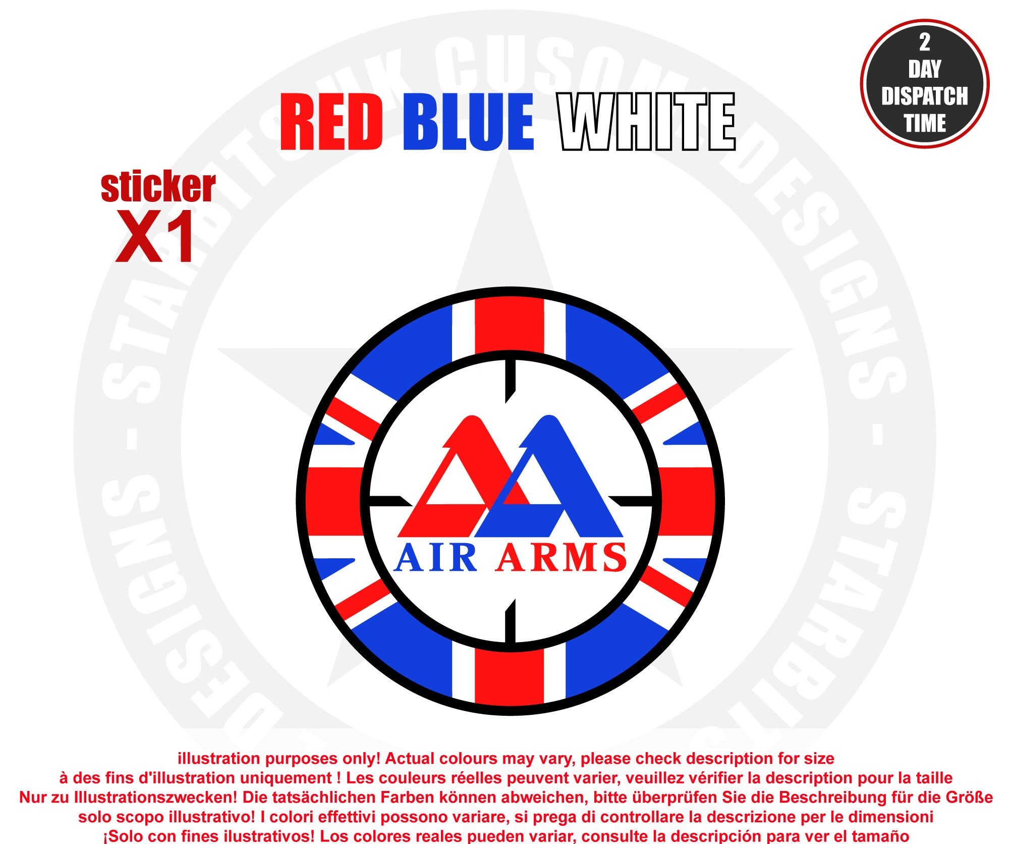Air Arms Vinyl Decal Sticker Application on Airgun Gun Safe - Etsy UK