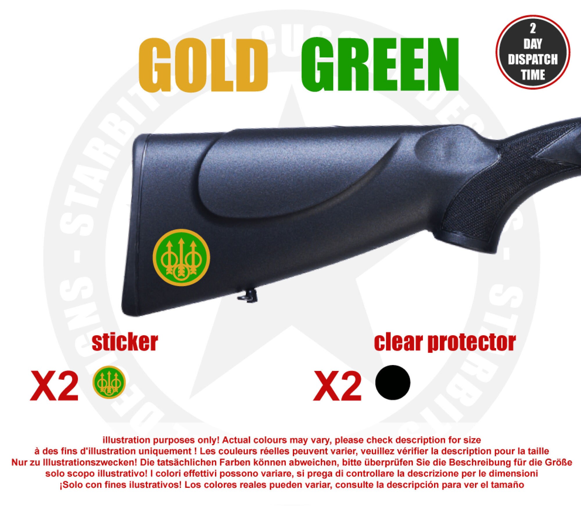 Beretta Vinyl Decal Sticker X2 for Application on Shotgun Gun Safe ...