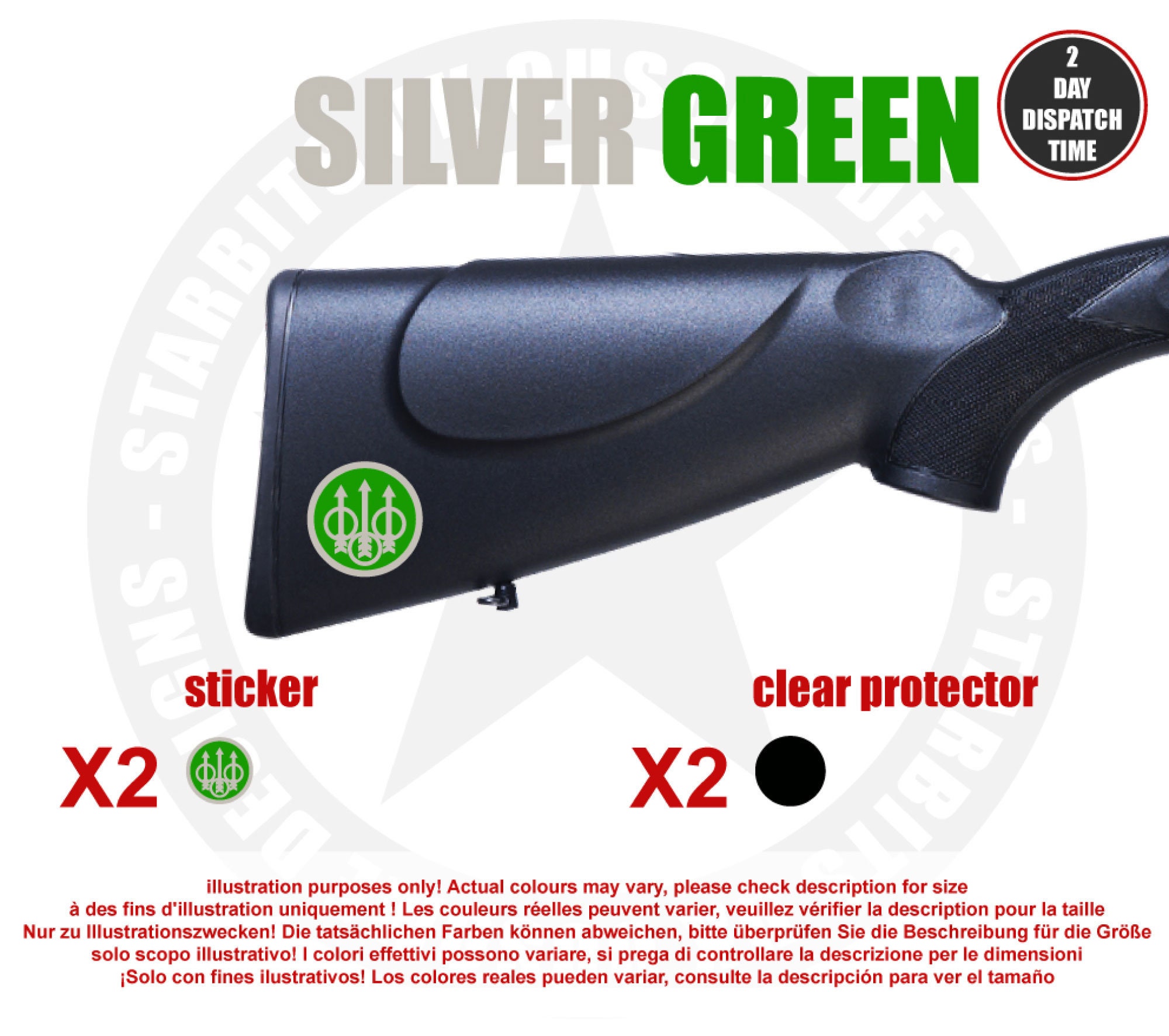 Beretta Vinyl Decal Sticker X2 for Application on Shotgun Gun Safe ...