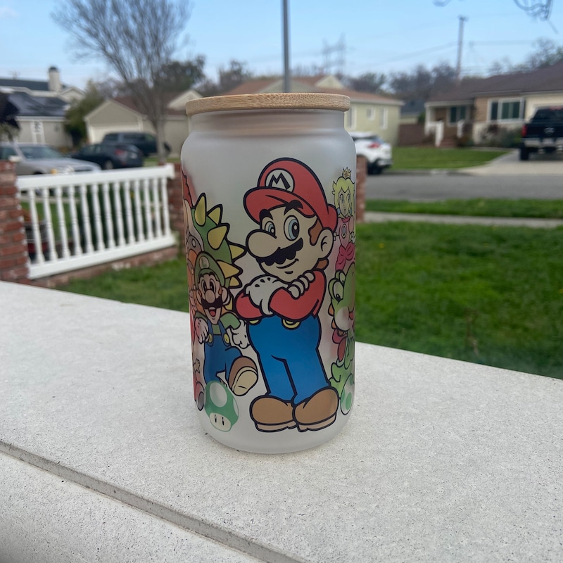 Super Mario Drink Bottle - Etsy