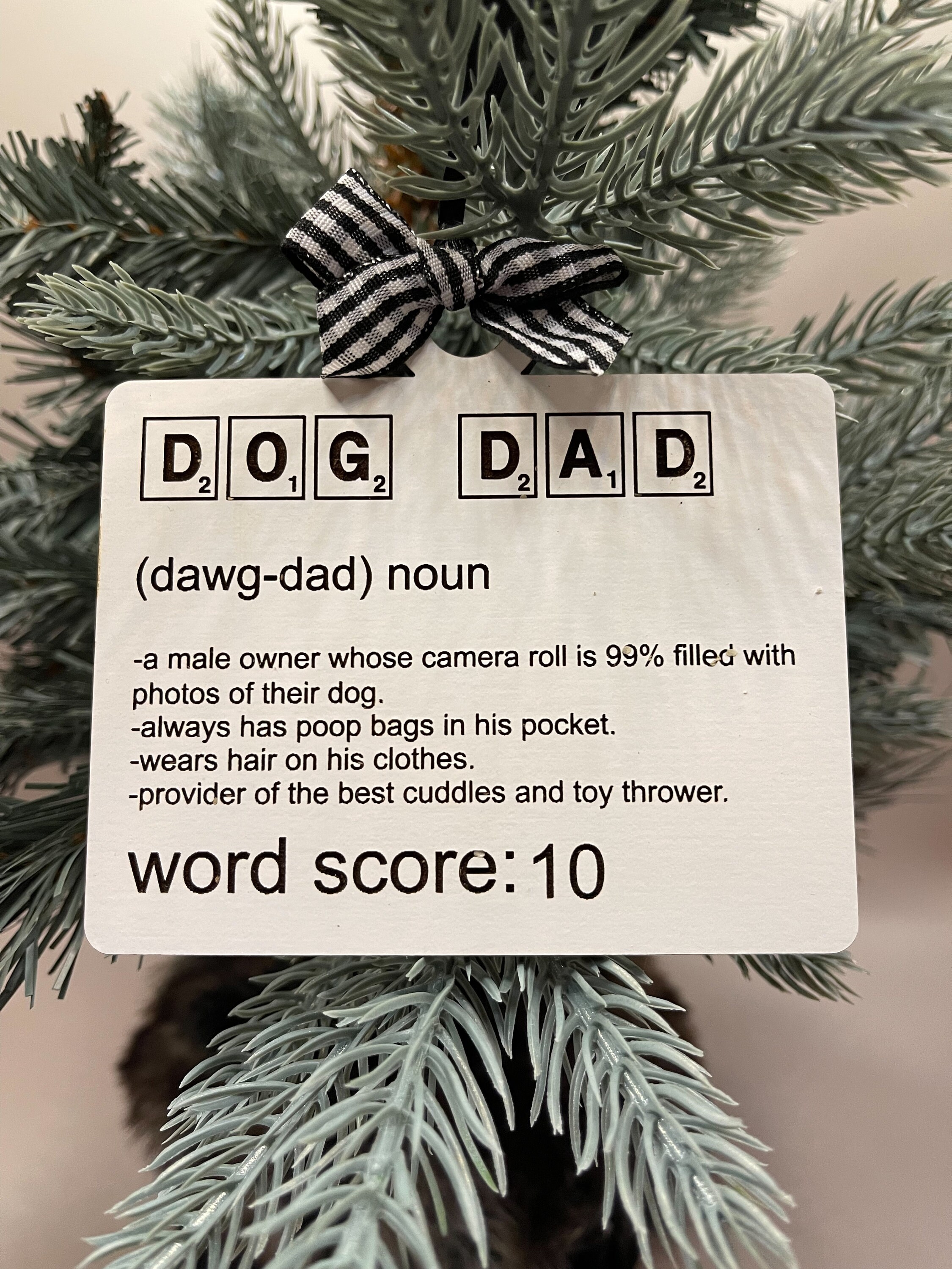 Scrabble Definition Dog and Cat Ornaments Dog Mom Dog Dad Cat - Etsy