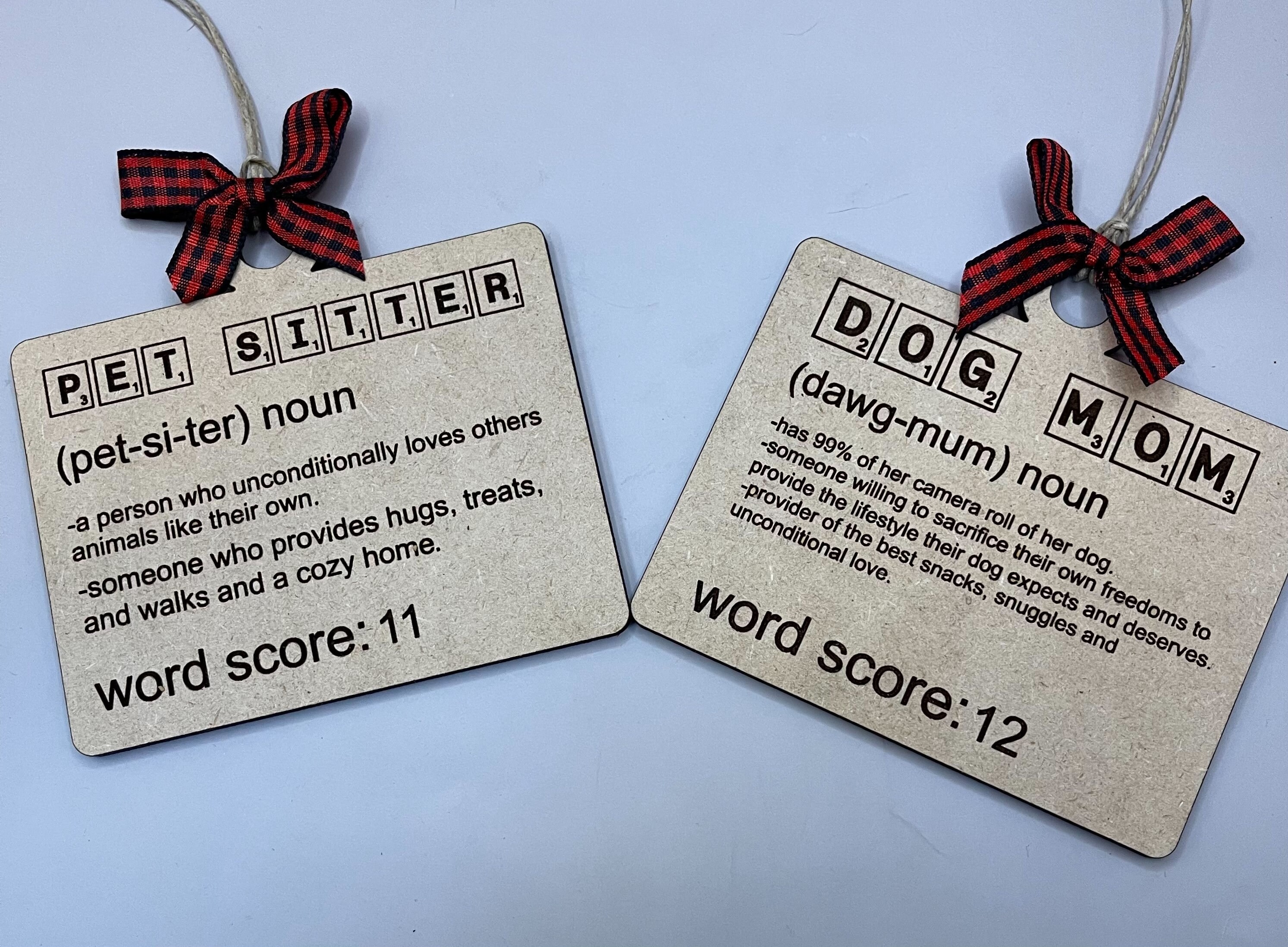 Scrabble Definition Dog and Cat Ornaments Dog Mom Dog Dad Cat - Etsy