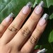 Chrome Swirls | Silver Chrome Swirl French Tips| *chrome Change ...