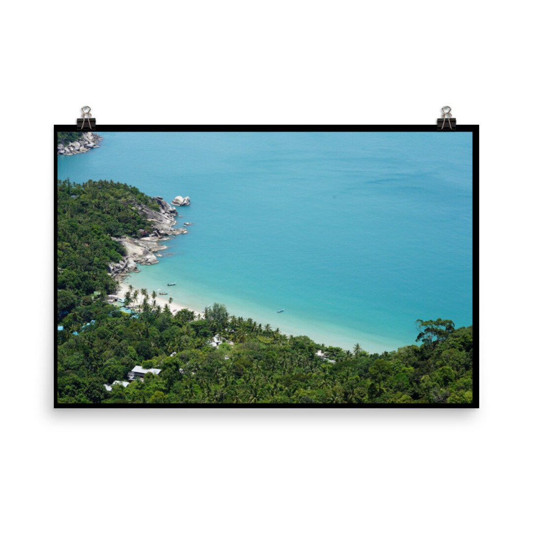 Haad Yuan Beach, Koh Phangan, Thailand (2021) Poster - Etsy