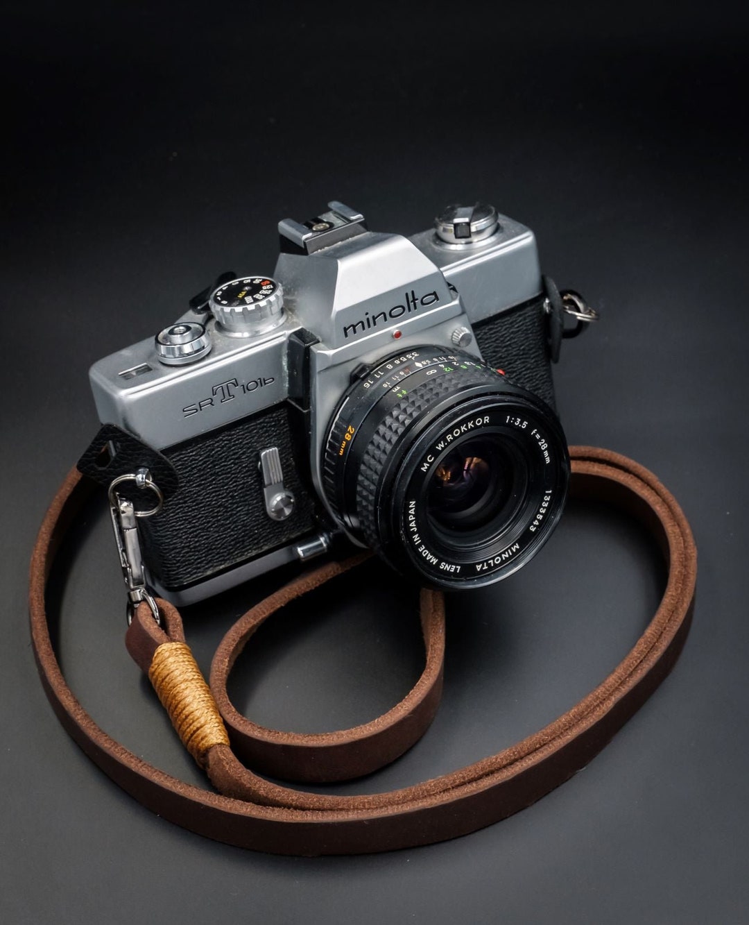 Real Pull-up Waxed Leather Camera Strap - Brown 15mm - Etsy