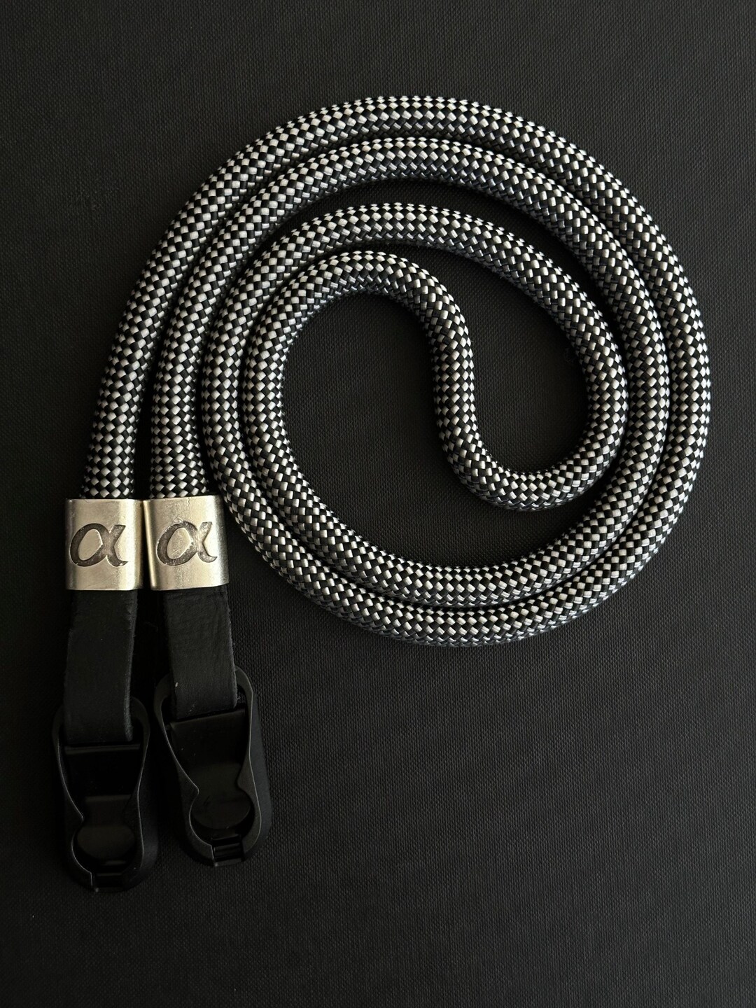 Personalized Silver Alpha Straps - Etsy