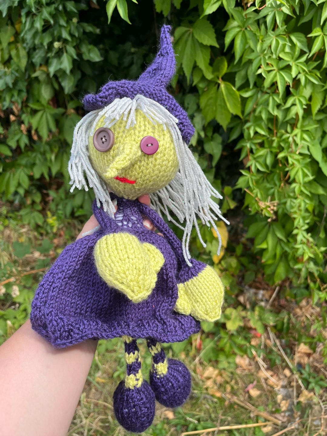 Knitted Witch Pattern, Spooky Halloween Design (PDF Pattern) - Etsy