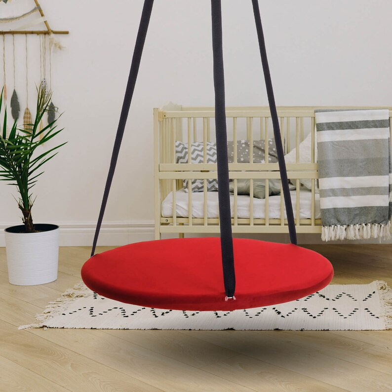 Svava Medium Sized Swing 70 Cm Children's Home Type Swing red - Etsy