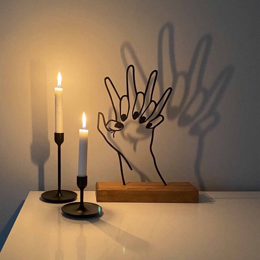 Svava Decorative Metal Clapping Hands - Etsy