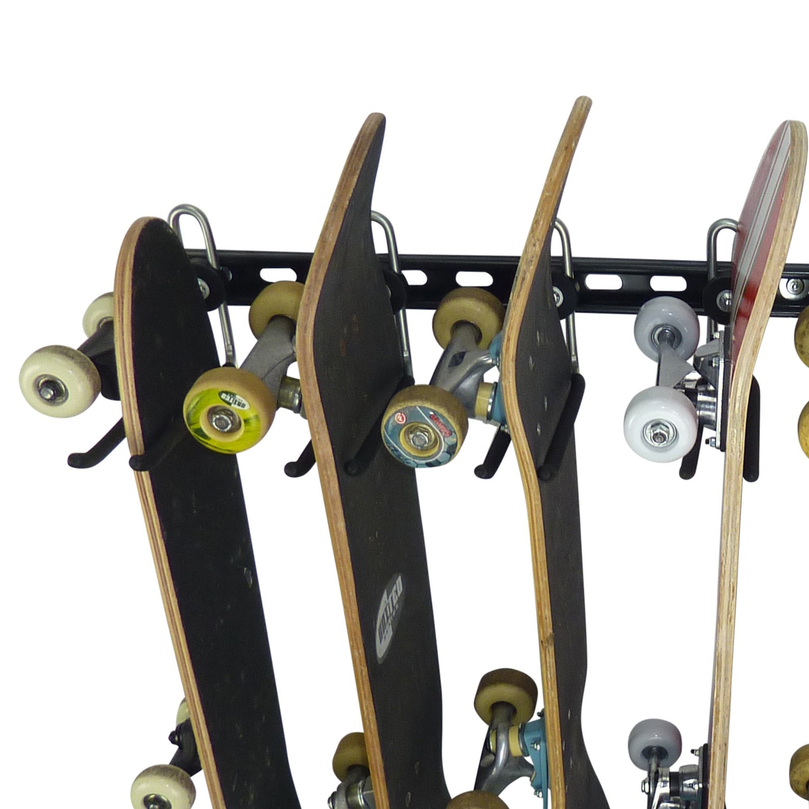 Skateboard Rack. Wall Storage and Display Rack for up to 8 Skateboards ...