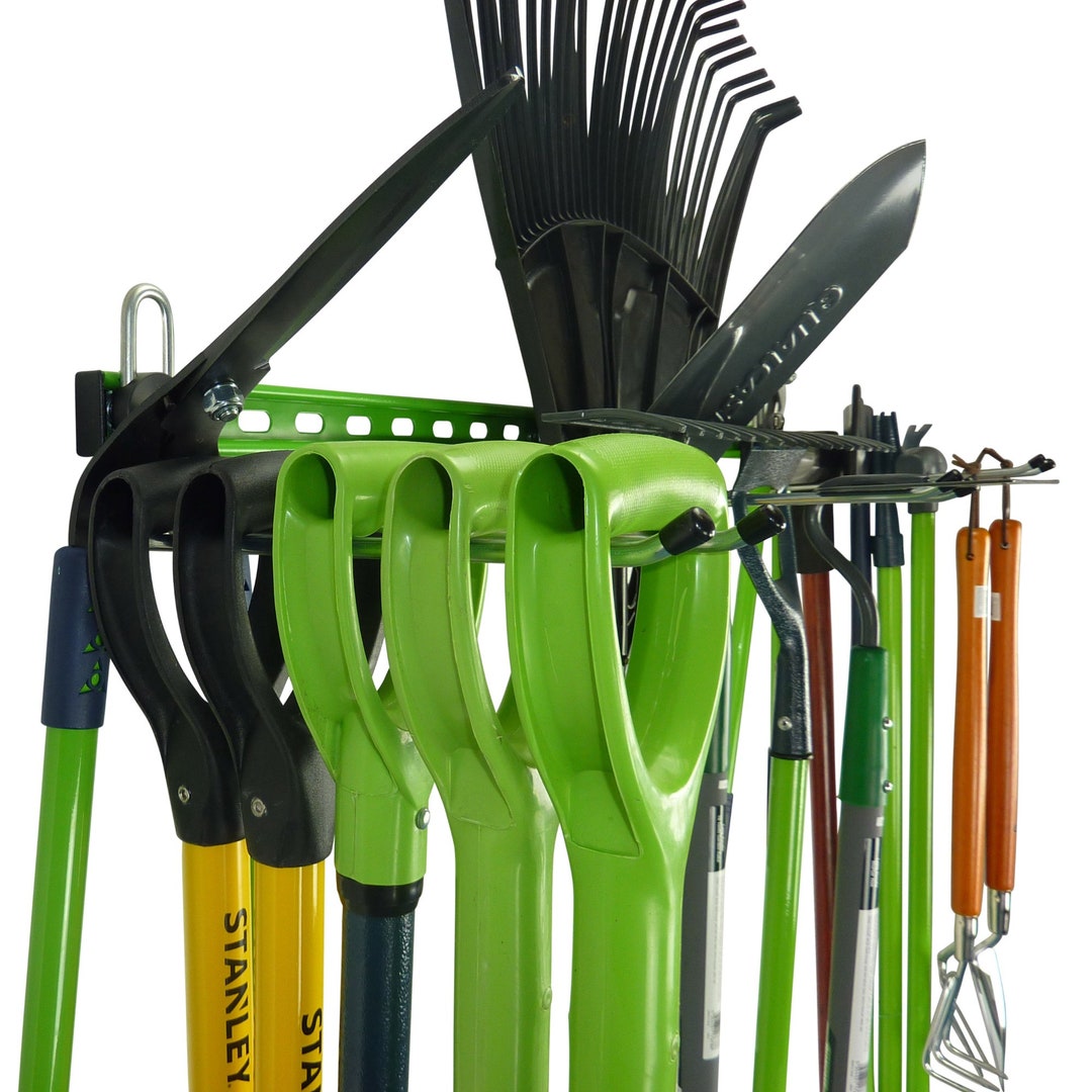 Garden Tool Storage, Wall Mounted Garage Rack, Gear Hanger. Gearhooks ...