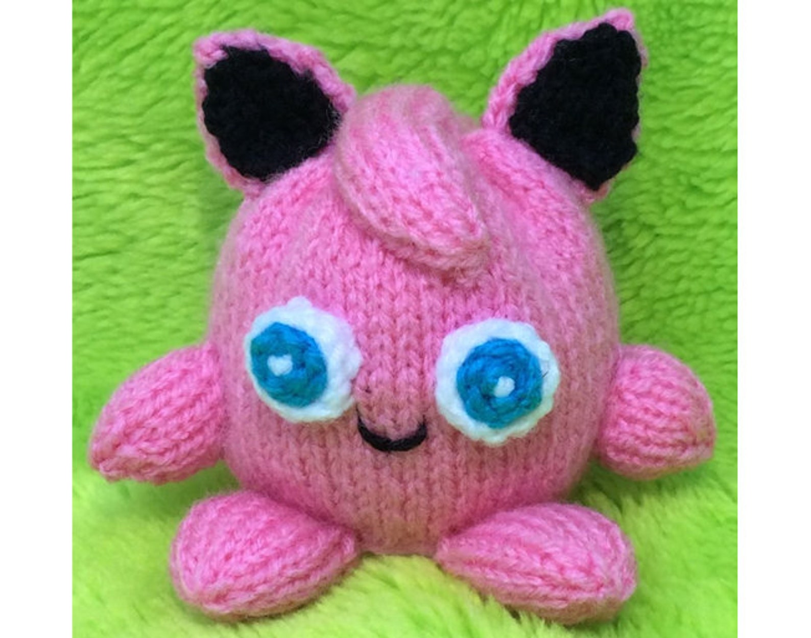 KNITTING PATTERN - Jigglypuff Inspired Choc Orange Cover or 9 Cms Toy ...