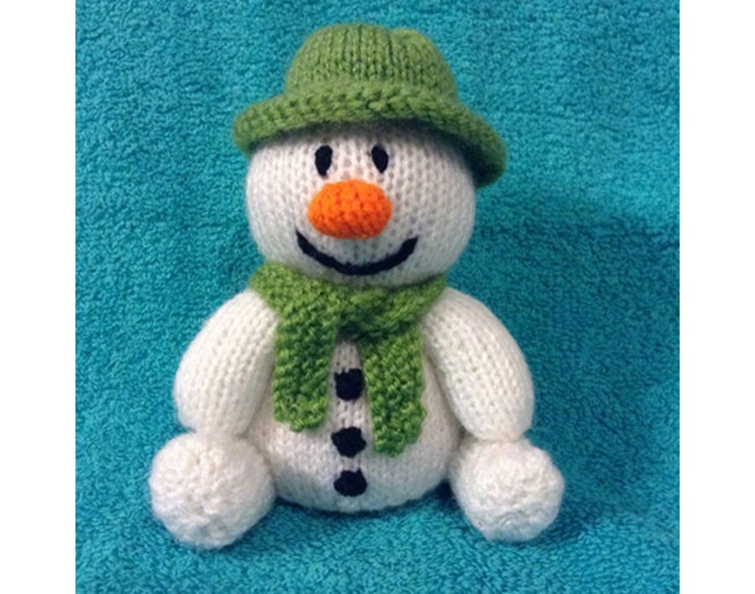 KNITTING PATTERN - Snowman Inspired Chocolate Orange Cover / 15 Cms Toy ...