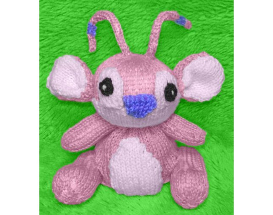 KNITTING PATTERN - Pink Alien Inspired Choc Orange Cover / 15 Cms Toy ...