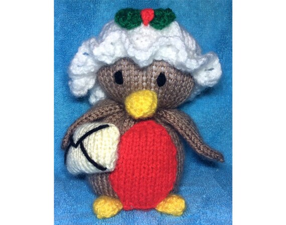 KNITTING PATTERN Ruby Robin Inspired Choc Orange Cover or 14 - Etsy