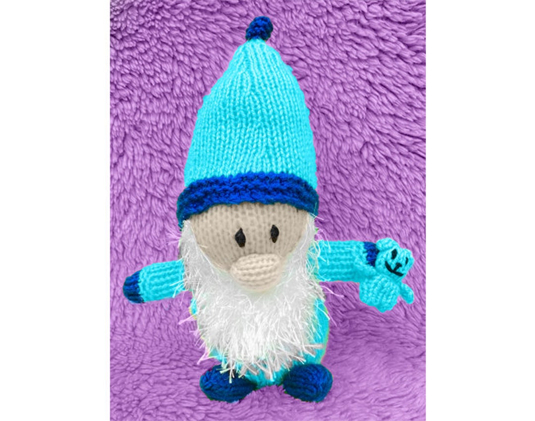 KNITTING PATTERN - Baby Boy Blue Gonk Gnome Chocolate Orange Cover ...