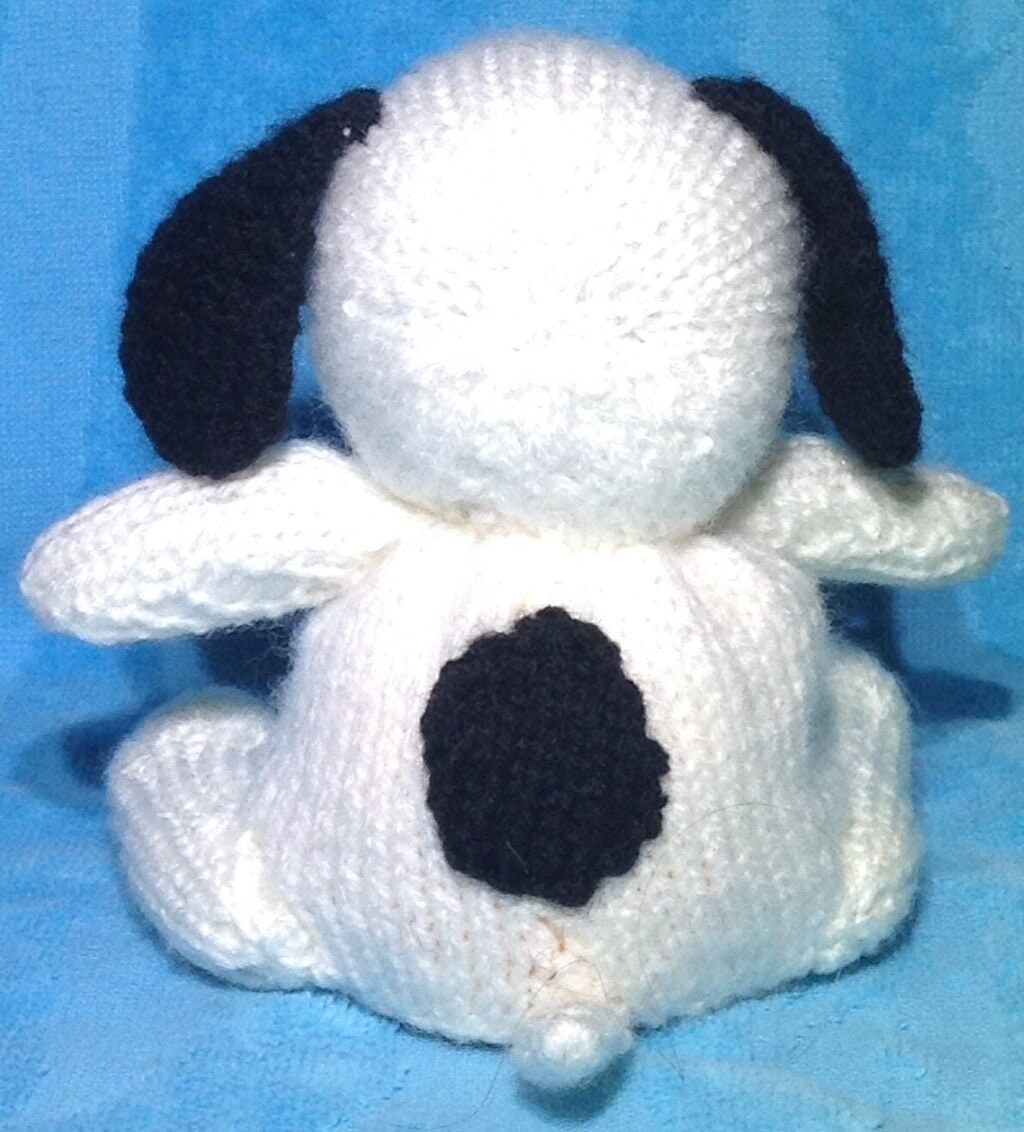 KNITTING PATTERN - Snoopy Orange Cover or 14 Cms Toy - Etsy