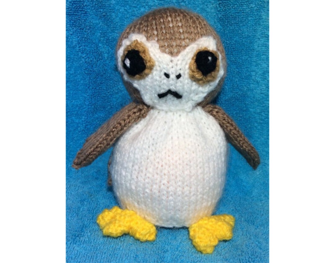 KNITTING PATTERN - Porg Inspired Chocolate Orange Cover / 13 Cms Toy - Etsy