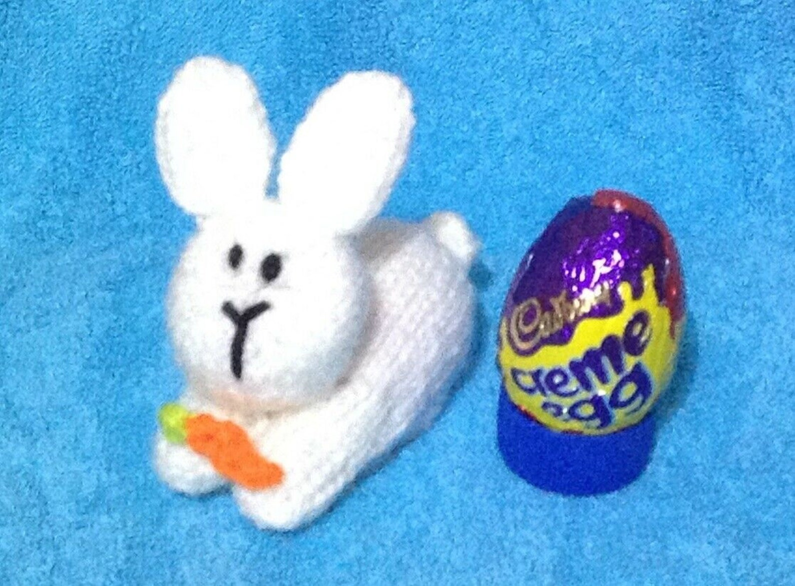 KNITTING PATTERN - Easter Bunny Chocolate Cover Fits Creme Egg - Etsy UK