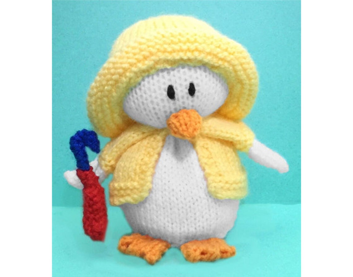 KNITTING PATTERN - Splish Splash Duck Choc Orange Cover / 15cms Easter ...
