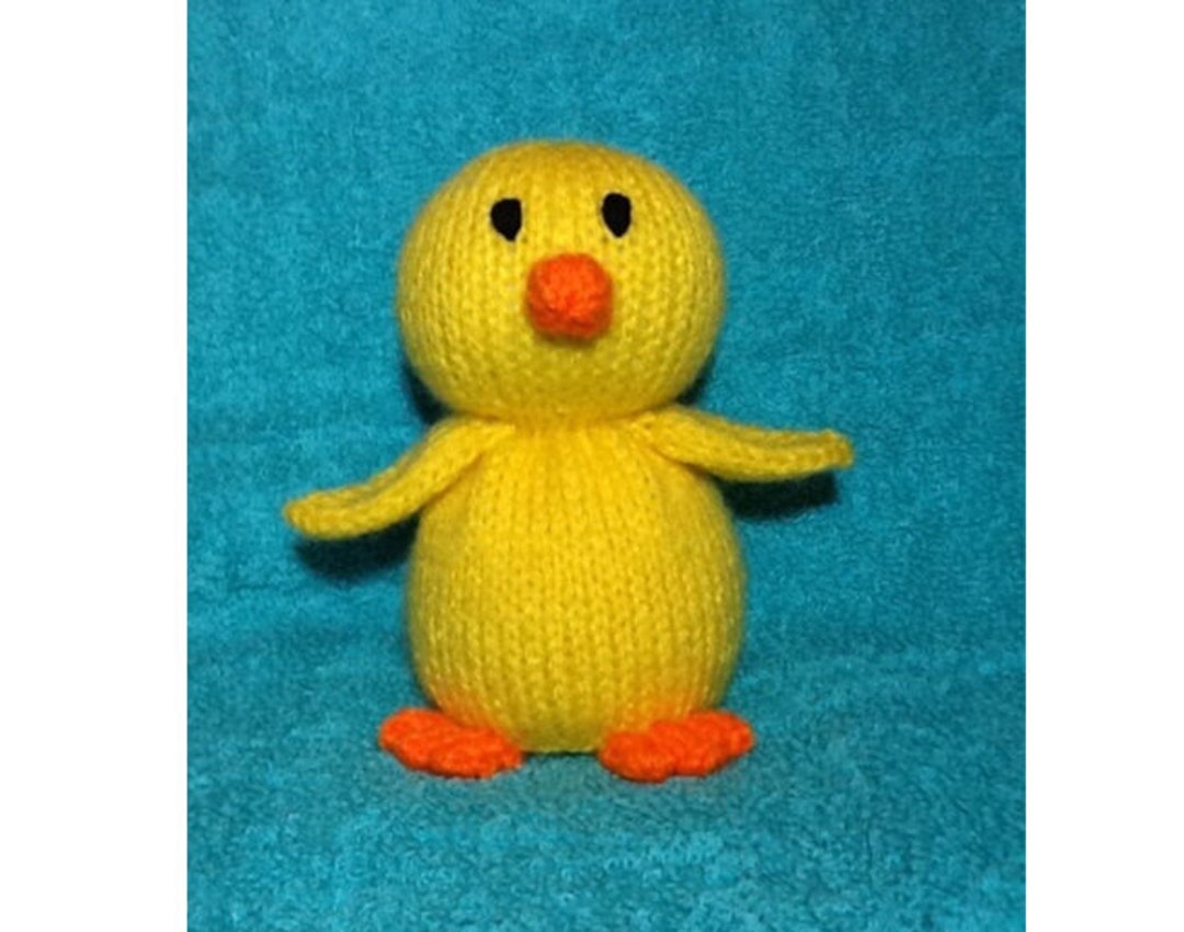 KNITTING PATTERN - Easter Chick Chocolate Orange Cover or 15 Cms ...