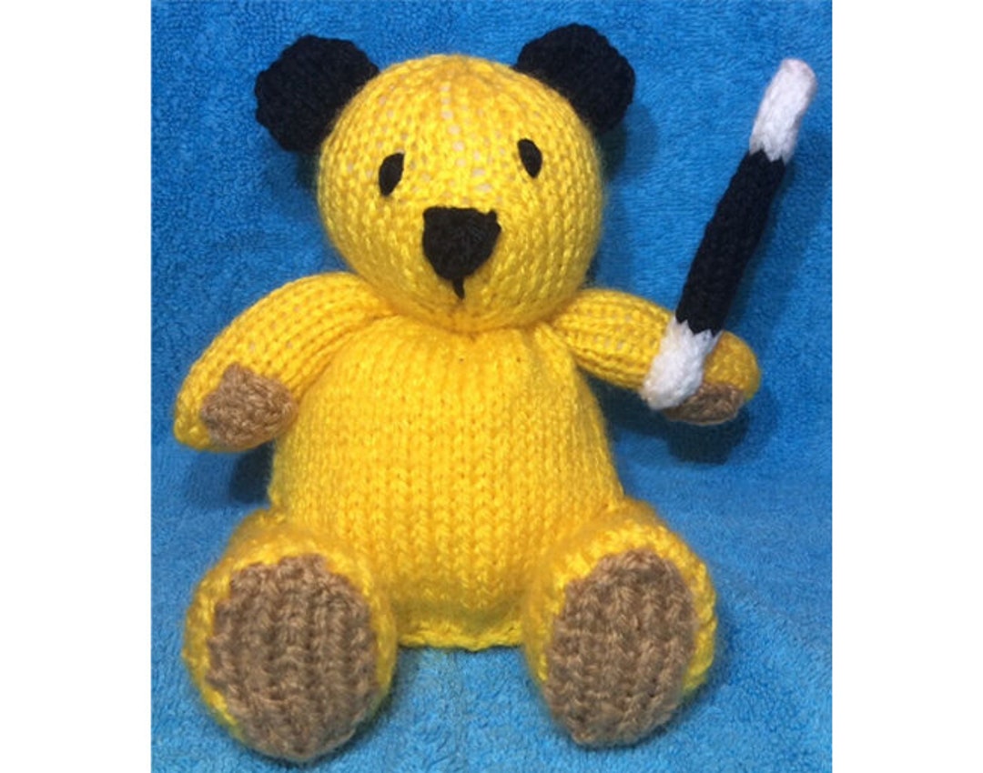 KNITTING PATTERN Sooty Inspired Chocolate Orange Cover or 13 Cms Toy ...