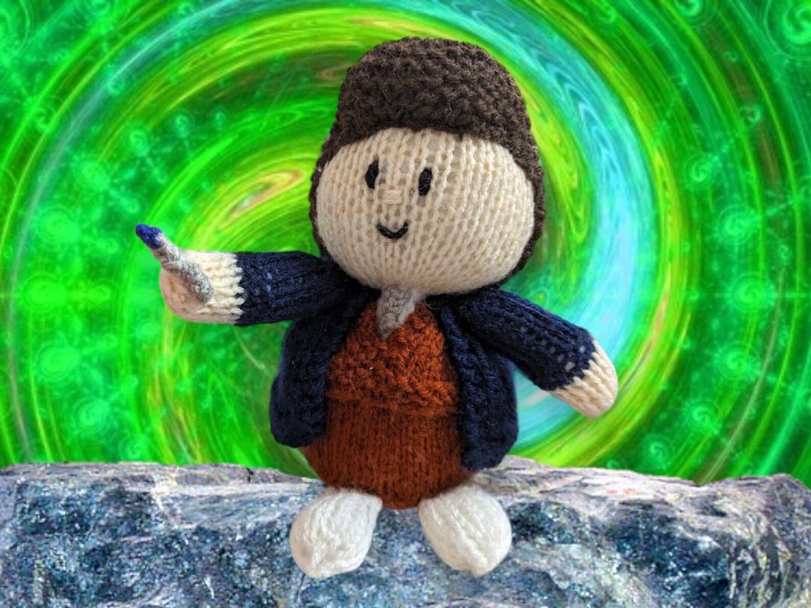 KNITTING PATTERN - 14th Doctor Who Inspired David Tennant Orange Cover ...
