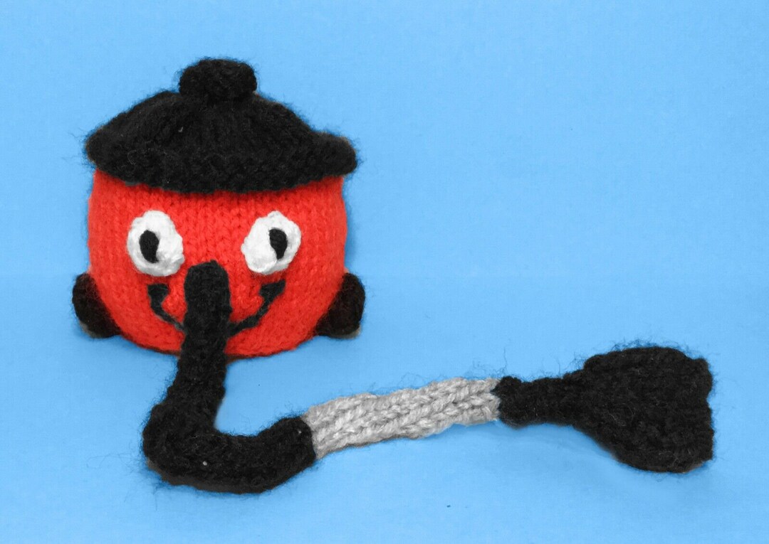 KNITTING PATTERN - Henry Hoover Inspired Chocolate Orange Cover / 9 Cms ...