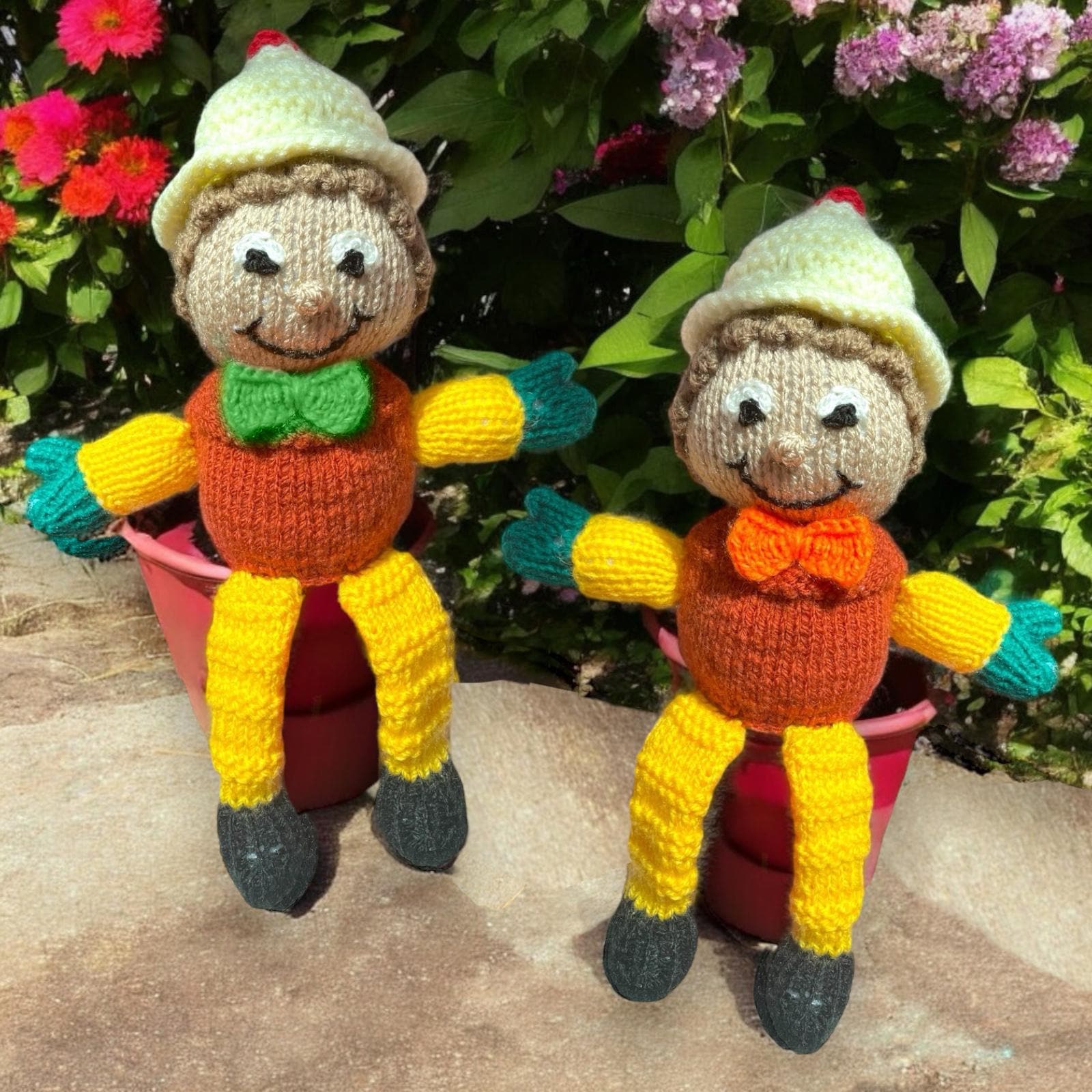 KNITTING PATTERN - Bill and Ben Inspired Choc Orange Cover /28cms ...