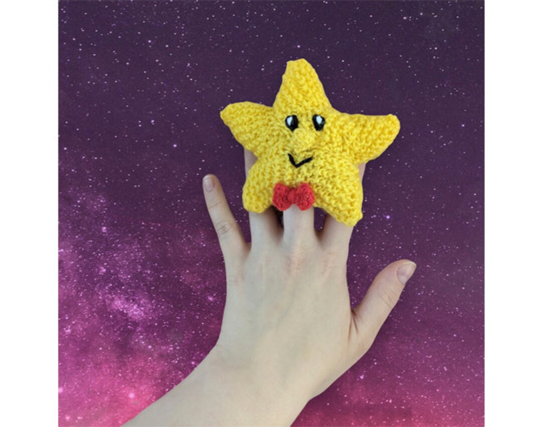 KNITTING PATTERN - Twinkle Twinkle Little Star Finger Puppet Nursery ...