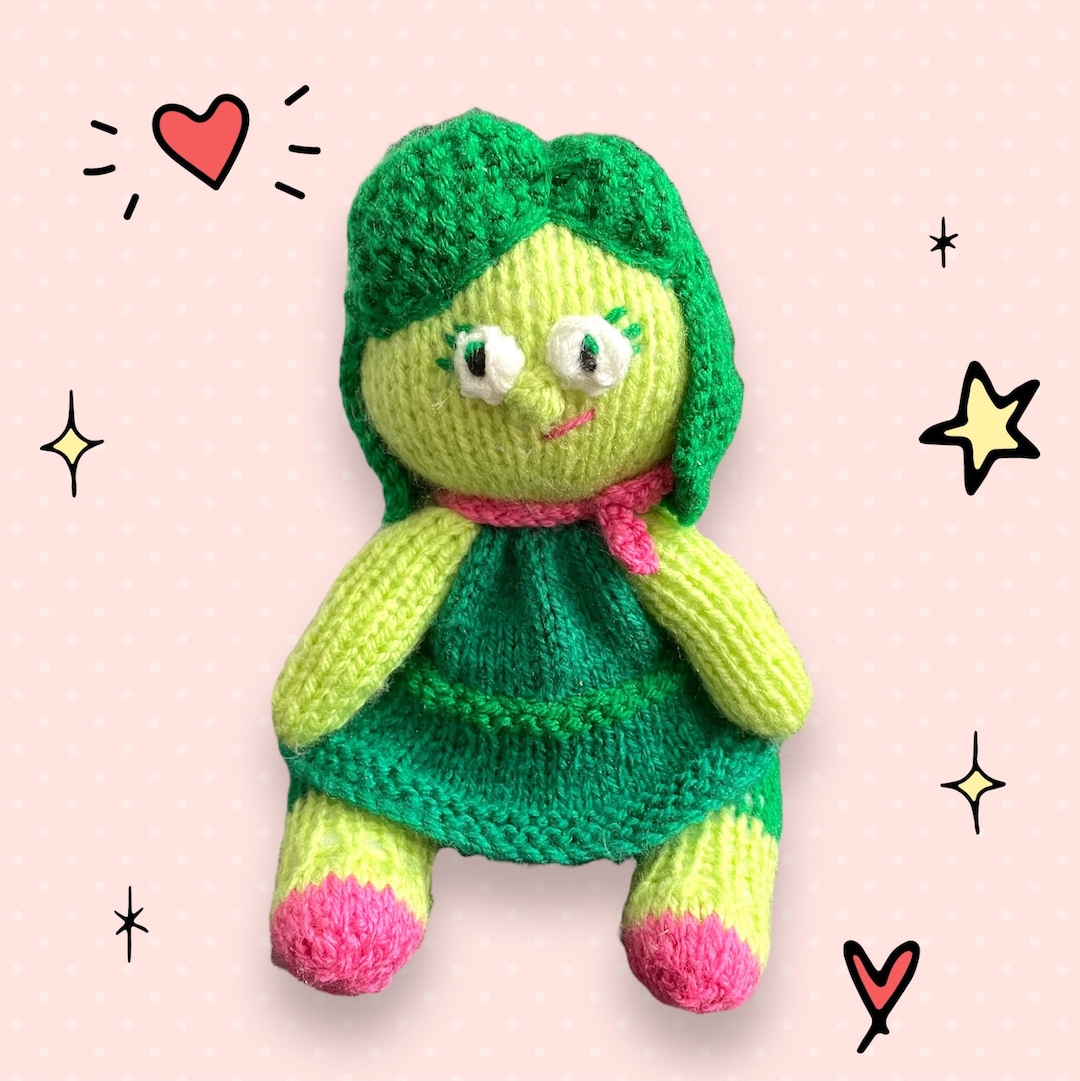 KNITTING PATTERN - Disgust Inspired Choc Orange Cover / 13cms Toy - Etsy