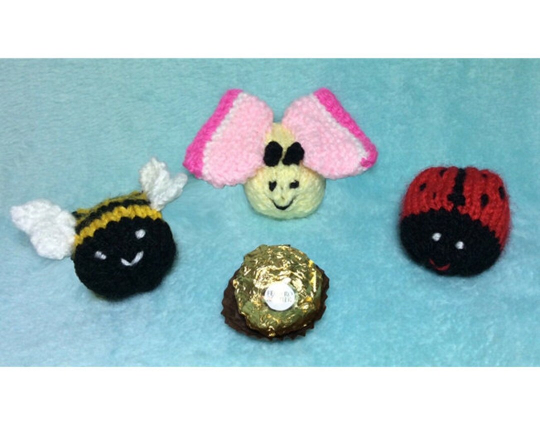 PATRON DE TRICOT - Abeille, Coccinelle et Papillon Choc couverture ...