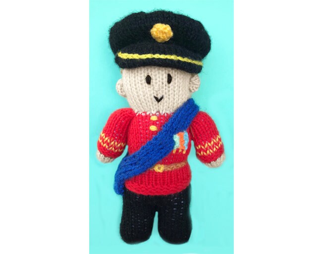 KNITTING PATTERN - Royal Family Prince William Jubilee 23cm Soft Plush ...