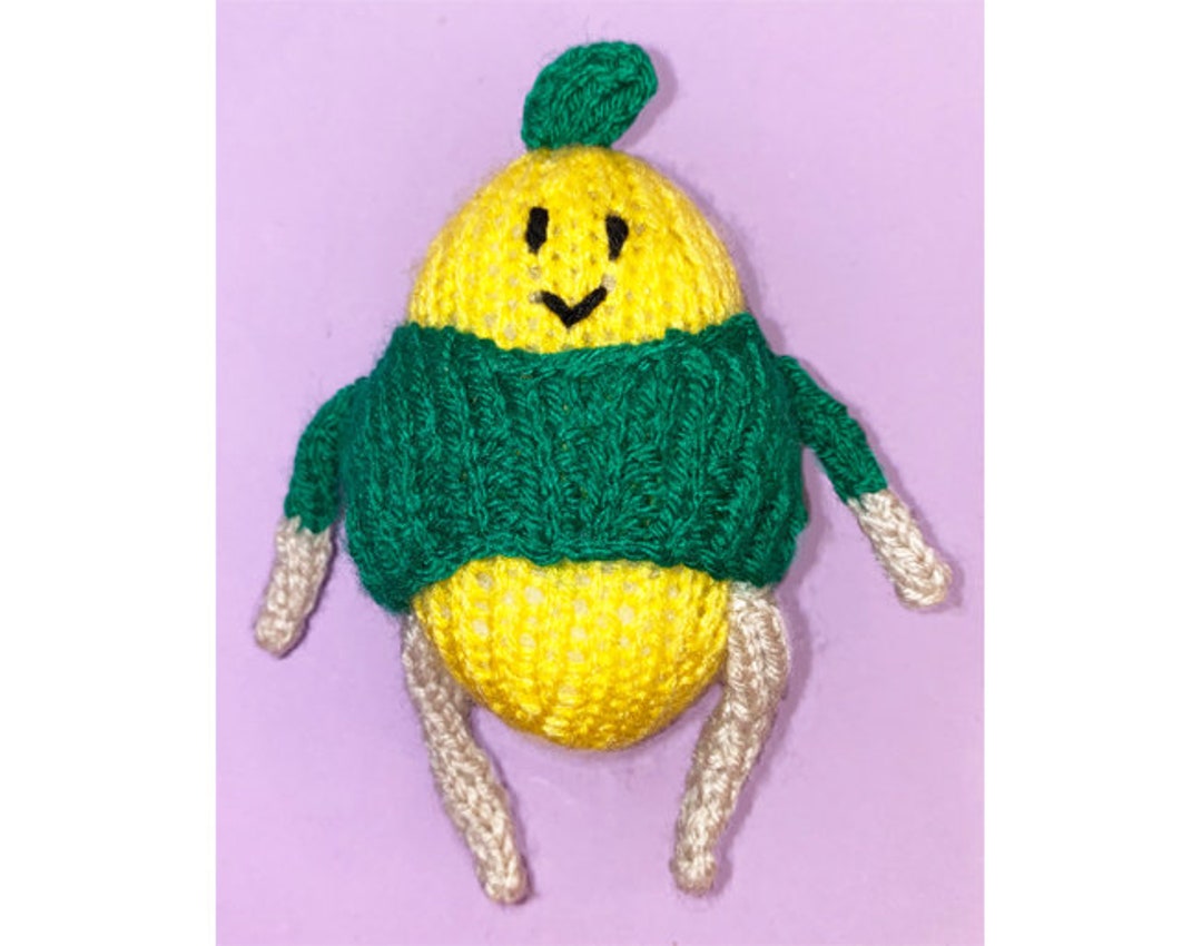 KNITTING PATTERN - Football Lemon Inspired 10 Cms Toy Christmas Doll - Etsy