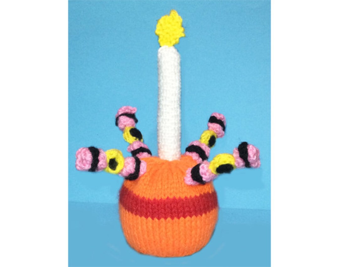KNITTING PATTERN - Christingle Chocolate Orange Cover / 16 Cms ...