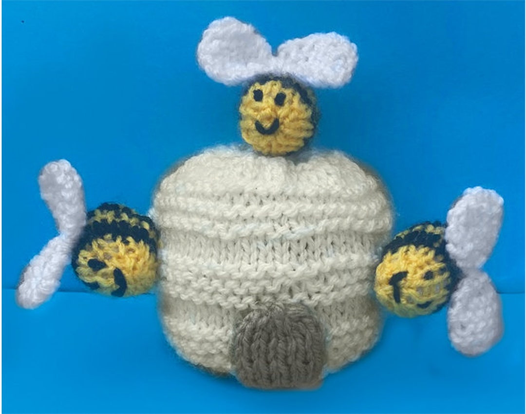 KNITTING PATTERN - Bee Hive Chocolate Orange Cover or 7 Cms Toy - Etsy