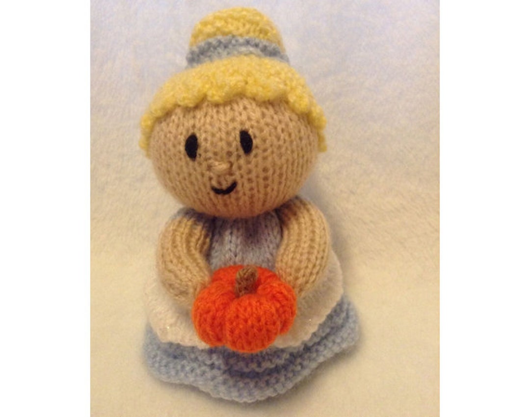 KNITTING PATTERN - Cinderella With Pumpkin Princess Orange Cover or 15 ...