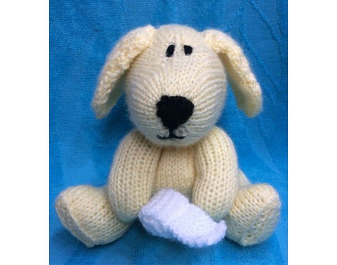 KNITTING PATTERN - Clover Puppy Inspired Choc Orange Cover / 15 Cms Toy ...